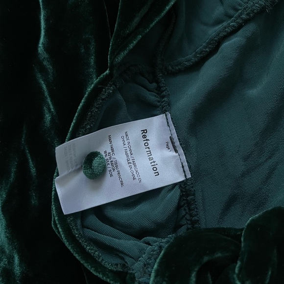Reformation | Tops | Reformation Henning Velvet Top | Poshmark